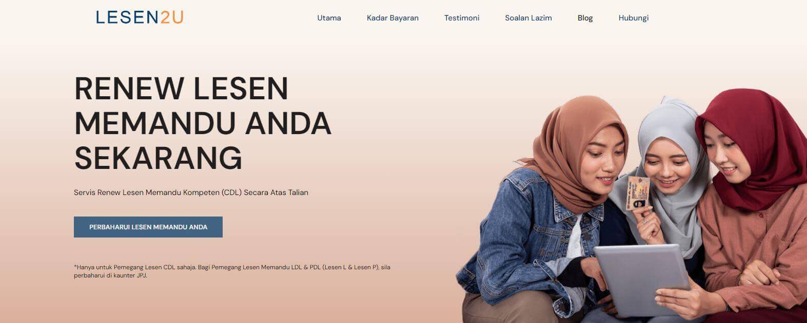 Cara Renew Lesen Online Dengan Mudah - Lesen2U